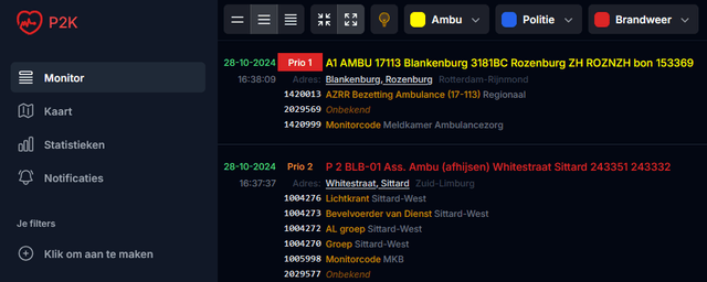 P2K - Beste P2000 monitor van Nederland